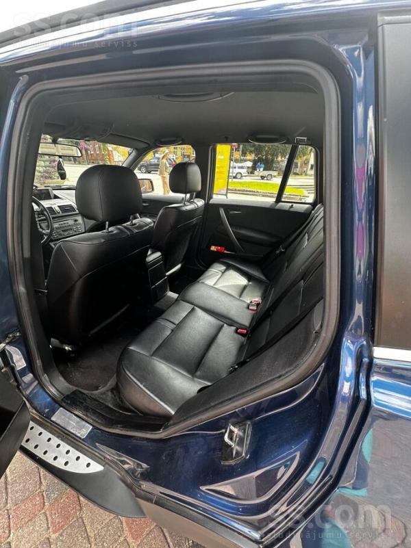 Blue BMW X3 2004 in Limbazi, with an engine capacity of 3.00 L and mileage of 222 thousand km for 5150 €, photo 9 on AUTOMOTO.COM.LV