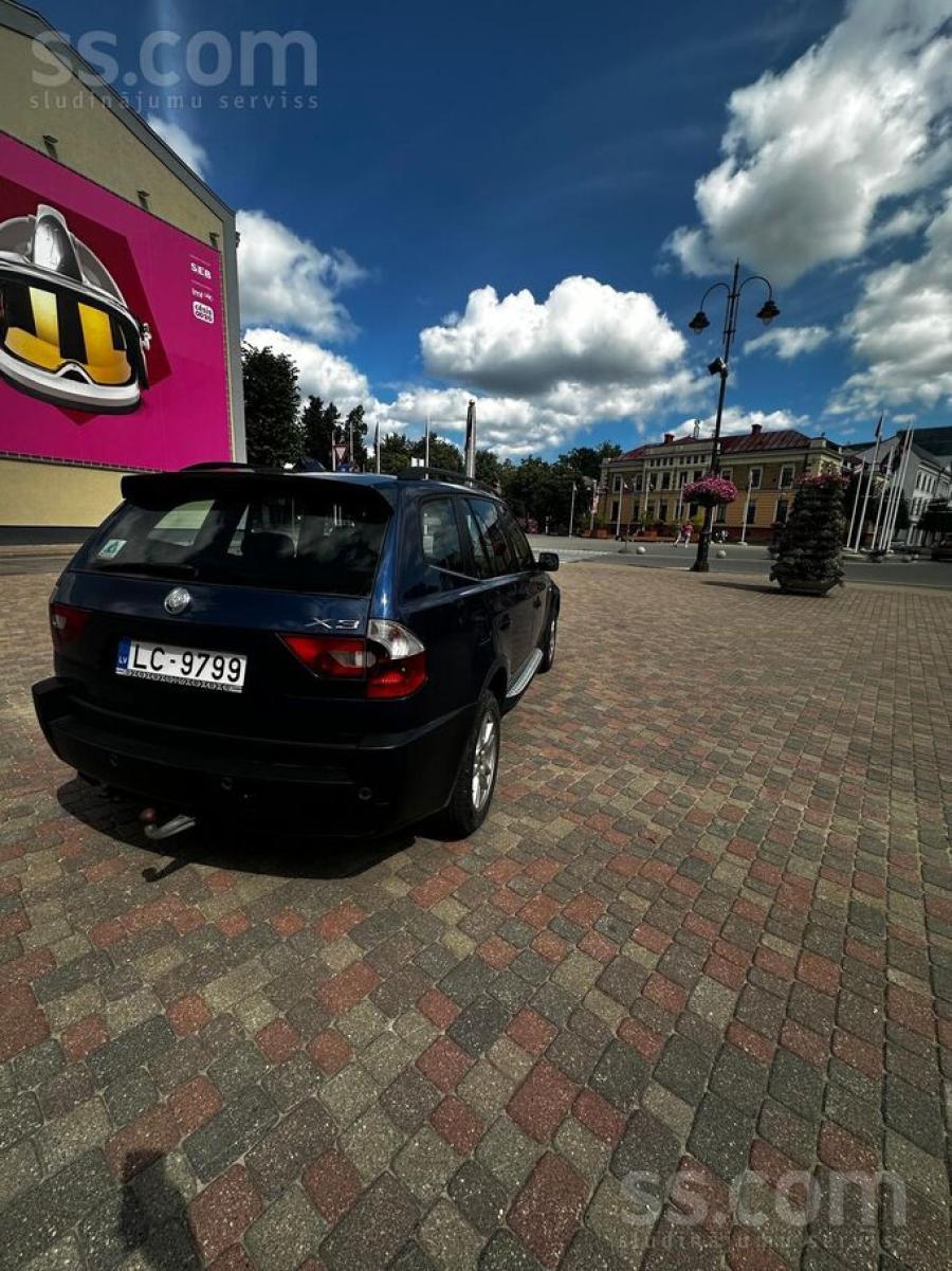 Синий БМВ Х3 2004 в Лимбажи, объемом двигателя 3.00 л и пробегом 222 тыс. км за 5150 €, фото 16 на AUTOMOTO.COM.LV