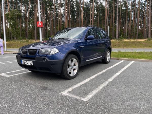 Blue BMW X3 2004 in Riga, with an engine capacity of 3.00 L and mileage of 340 thousand km for 4200 €, photo 1 on AUTOMOTO.COM.LV
