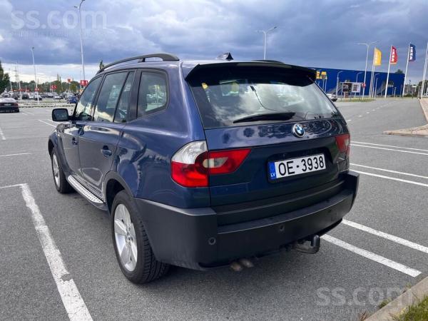 Blue BMW X3 2004 in Riga, with an engine capacity of 3.00 L and mileage of 340 thousand km for 4200 €, photo 4 on AUTOMOTO.COM.LV