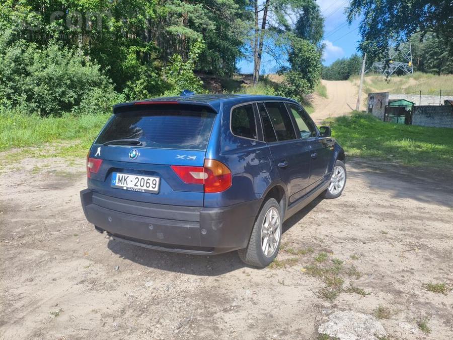 Zils BMW X3 2004 Rīga, ar dzinēja tilpumu 3.00 L un nobraukumu 267 tūkst. km par 2790 €, foto 3 vietnē AUTOMOTO.COM.LV