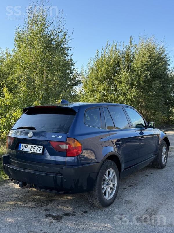 BMW X3 2004 in Valmiera on AUTOMOTO.COM.LV Blue BMW X3 2004 in Valmiera, with an engine capacity of 3.00 L and mileage of 314 thousand km for 2000 €, photo 4 on AUTOMOTO.COM.LV