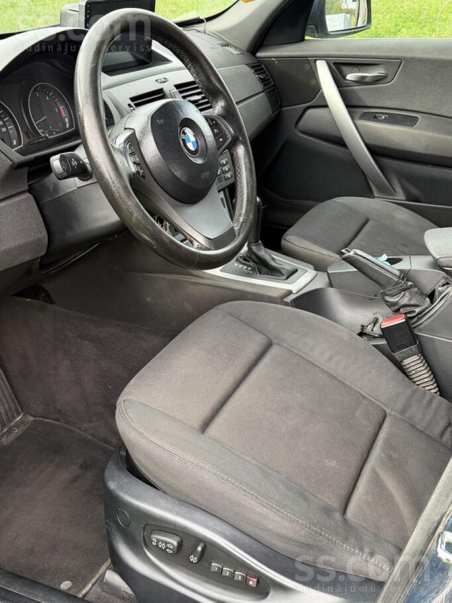 Blue BMW X3 2004 in Valmiera, with an engine capacity of 3.00 L and mileage of 314 thousand km for 2000 €, photo 5 on AUTOMOTO.COM.LV