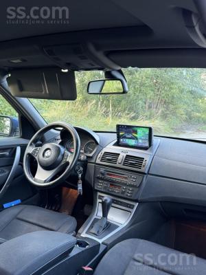Blue BMW X3 2004 in Valmiera, with an engine capacity of 3.00 L and mileage of 314 thousand km for 2000 €, photo 6 on AUTOMOTO.COM.LV