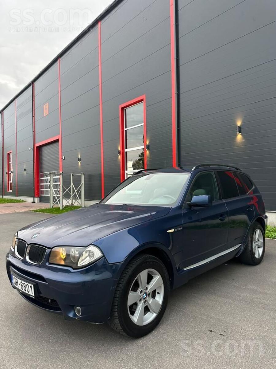 Blue BMW X3 2004 in Jelgava, with an engine capacity of 3.00 L and mileage of 344 thousand km for 2400 €, photo 6 on AUTOMOTO.COM.LV