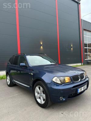 Blue BMW X3 2004 in Jelgava, with an engine capacity of 3.00 L and mileage of 344 thousand km for 2400 €, photo  on AUTOMOTO.COM.LV