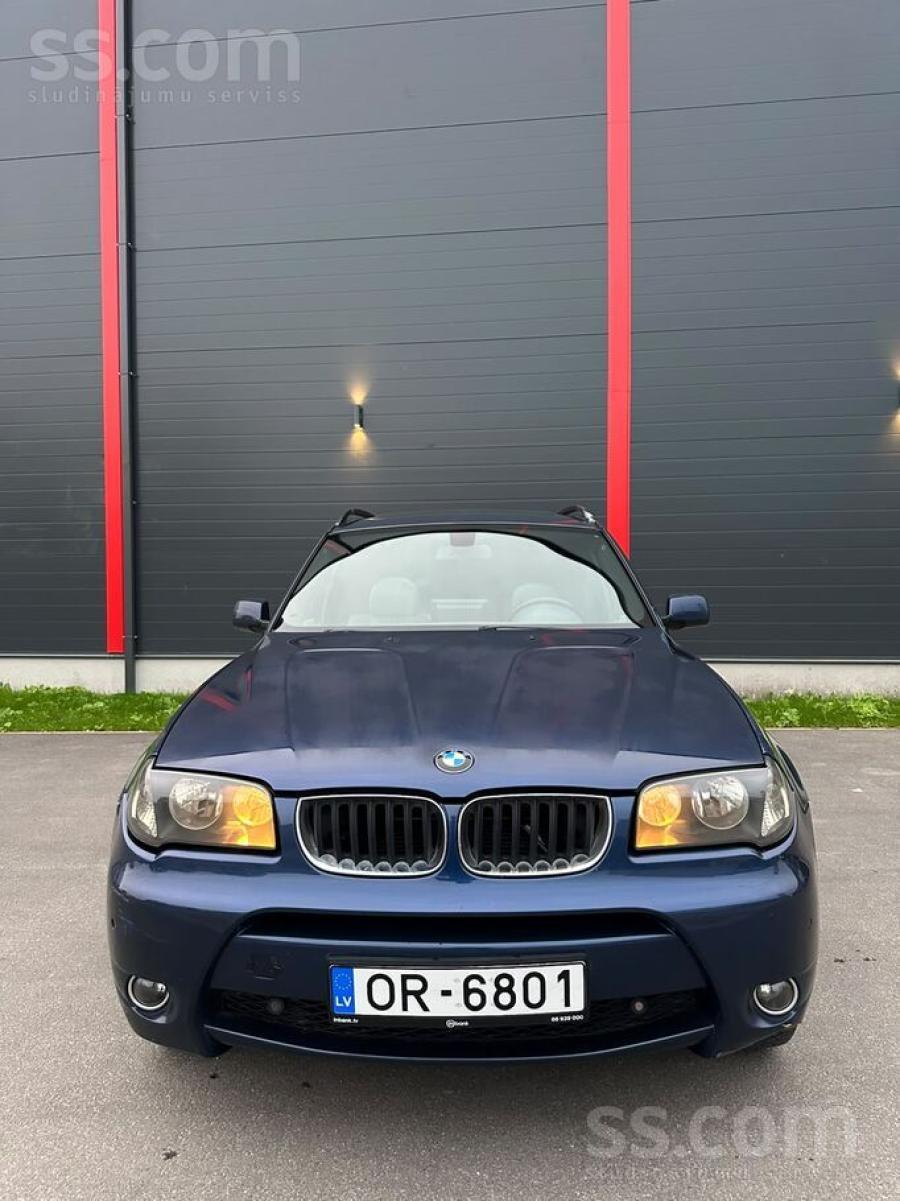 Blue BMW X3 2004 in Jelgava, with an engine capacity of 3.00 L and mileage of 344 thousand km for 2400 €, photo 4 on AUTOMOTO.COM.LV