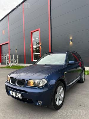 Blue BMW X3 2004 in Jelgava, with an engine capacity of 3.00 L and mileage of 344 thousand km for 2400 €, photo 5 on AUTOMOTO.COM.LV