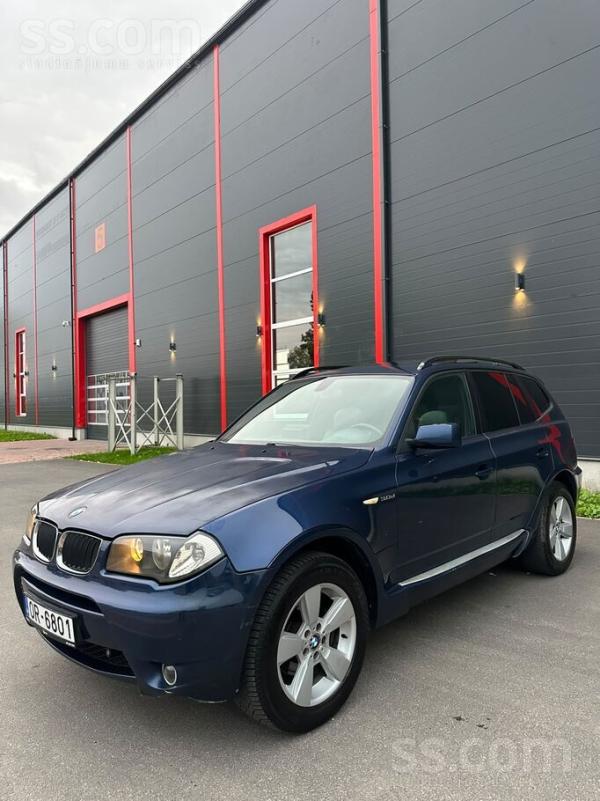 BMW X3 2004 in Jelgava on AUTOMOTO.COM.LV Blue BMW X3 2004 in Jelgava, with an engine capacity of 3.00 L and mileage of 344 thousand km for 2400 β¬, photo 6 on AUTOMOTO.COM.LV
