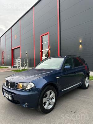 Blue BMW X3 2004 in Jelgava, with an engine capacity of 3.00 L and mileage of 344 thousand km for 2400 €, photo 6 on AUTOMOTO.COM.LV