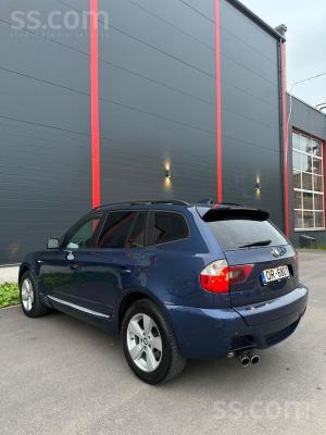Blue BMW X3 2004 in Jelgava, with an engine capacity of 3.00 L and mileage of 344 thousand km for 2400 €, photo 7 on AUTOMOTO.COM.LV