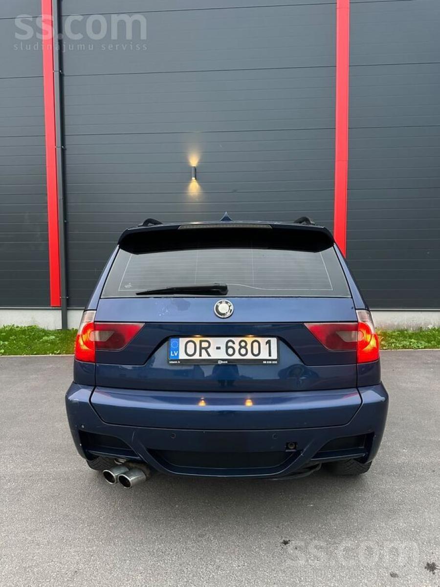 Blue BMW X3 2004 in Jelgava, with an engine capacity of 3.00 L and mileage of 344 thousand km for 2400 €, photo 9 on AUTOMOTO.COM.LV