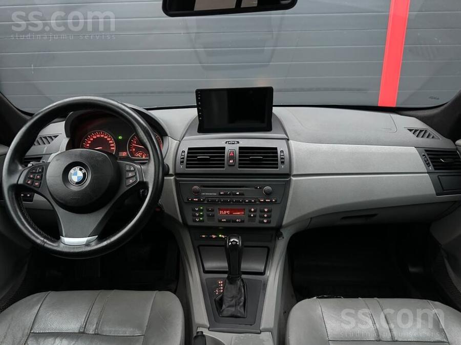 Blue BMW X3 2004 in Jelgava, with an engine capacity of 3.00 L and mileage of 344 thousand km for 2400 €, photo 14 on AUTOMOTO.COM.LV