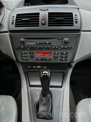Blue BMW X3 2004 in Jelgava, with an engine capacity of 3.00 L and mileage of 344 thousand km for 2400 €, photo 16 on AUTOMOTO.COM.LV