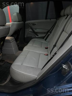 Blue BMW X3 2004 in Jelgava, with an engine capacity of 3.00 L and mileage of 344 thousand km for 2400 €, photo 19 on AUTOMOTO.COM.LV