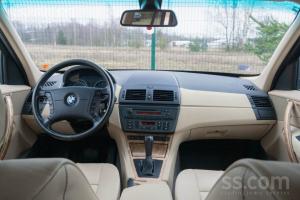 Blue BMW X3 2005 in Riga, with an engine capacity of 2.50 L and mileage of 0 thousand km for 6490 €, photo 11 on AUTOMOTO.COM.LV
