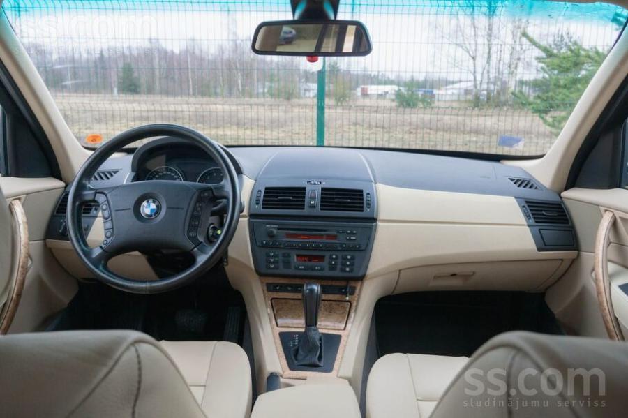 Blue BMW X3 2005 in Riga, with an engine capacity of 2.50 L and mileage of 0 thousand km for 6490 €, photo 11 on AUTOMOTO.COM.LV