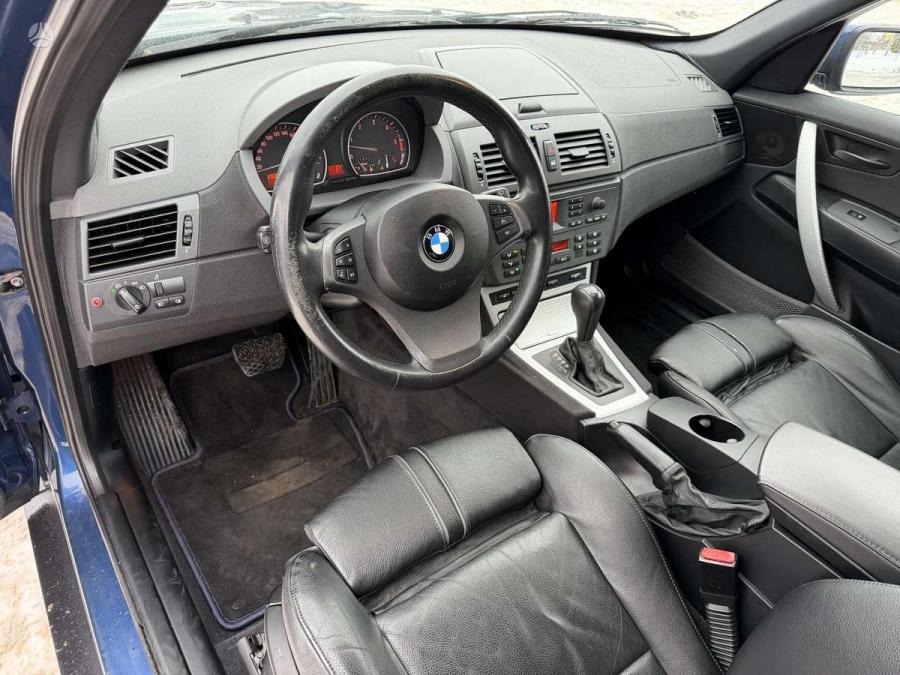 Zils BMW X3 2005 Utena, ar dzinēja tilpumu 2.99 L un nobraukumu 281 tūkst. km par 4200 €, foto 13 vietnē AUTOMOTO.COM.LV