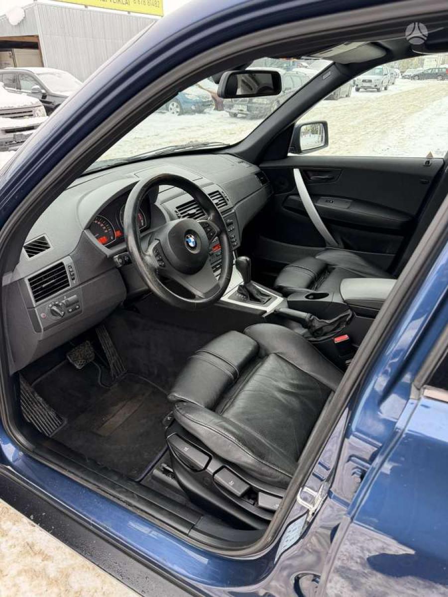 Zils BMW X3 2005 Utena, ar dzinēja tilpumu 2.99 L un nobraukumu 281 tūkst. km par 4200 €, foto 14 vietnē AUTOMOTO.COM.LV