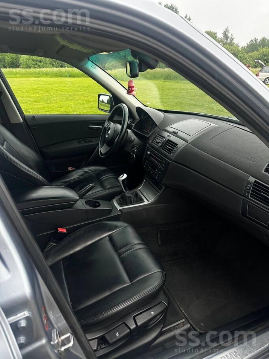 Blue BMW X3 2005 in Riga, with an engine capacity of 2.00 L and mileage of 279 thousand km for 3900 €, photo 3 on AUTOMOTO.COM.LV