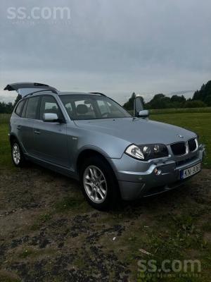 Blue BMW X3 2005 in Riga, with an engine capacity of 2.00 L and mileage of 279 thousand km for 3900 €, photo 8 on AUTOMOTO.COM.LV