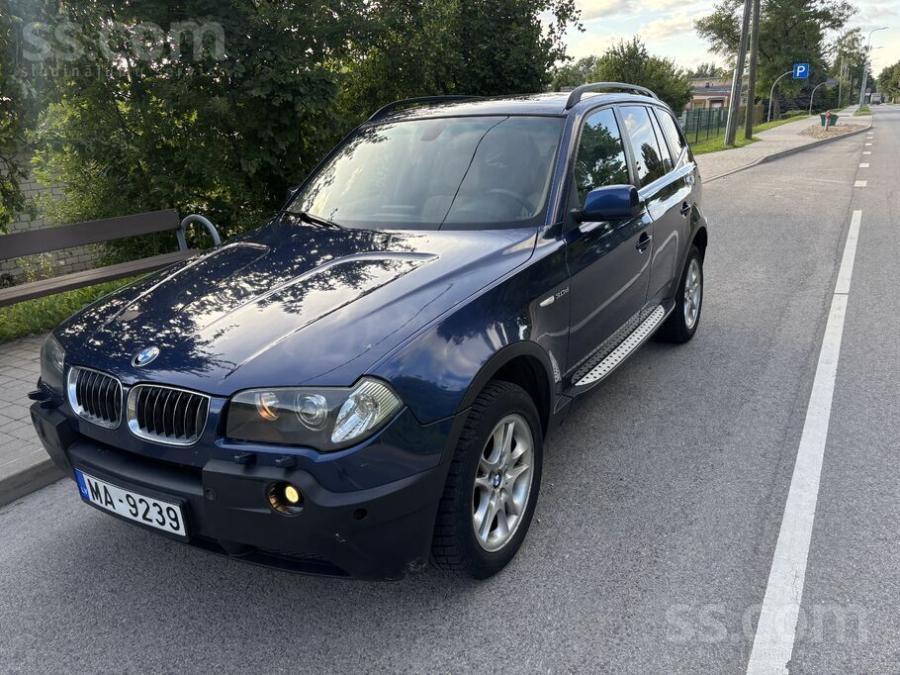 Синий БМВ Х3 2005 в Добеле, объемом двигателя 3.00 л и пробегом 412 тыс. км за 2700 €, фото 3 на AUTOMOTO.COM.LV