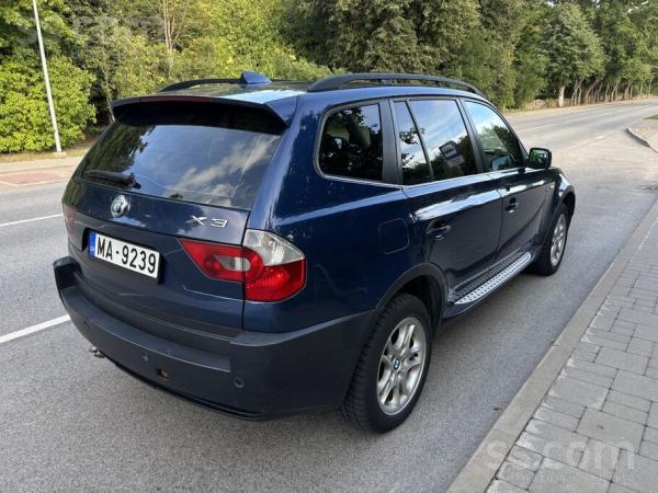 Blue BMW X3 2005 in Dobele, with an engine capacity of 3.00 L and mileage of 413 thousand km for 2250 €, photo 3 on AUTOMOTO.COM.LV
