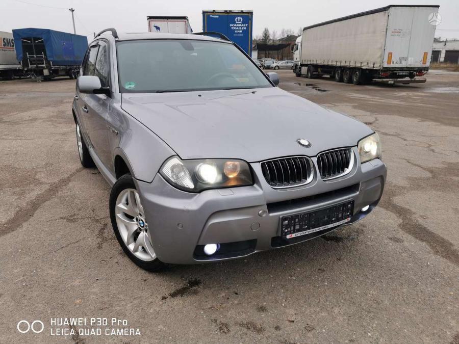 Zils BMW X3 2006 Prienai, ar dzinēja tilpumu 3.00 L un nobraukumu 268 tūkst. km par 4650 €, foto 4 vietnē AUTOMOTO.COM.LV