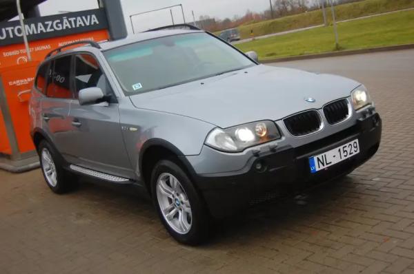 Blue BMW X3 2006 in Jekabpils, with an engine capacity of 3.00 L and mileage of 288 thousand km for 4490 €, photo 6 on AUTOMOTO.COM.LV