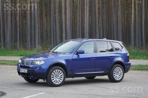 Blue BMW X3 2006 in Riga, with an engine capacity of 2.50 L and mileage of 229 thousand km for 5300 €, photo 5 on AUTOMOTO.COM.LV
