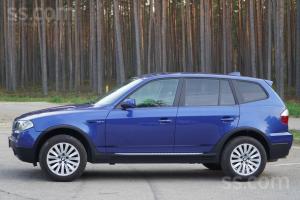 Blue BMW X3 2006 in Riga, with an engine capacity of 2.50 L and mileage of 229 thousand km for 5300 €, photo 6 on AUTOMOTO.COM.LV
