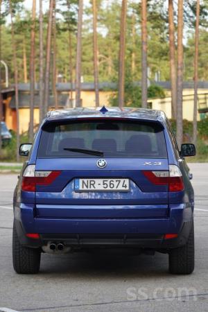 Blue BMW X3 2006 in Riga, with an engine capacity of 2.50 L and mileage of 229 thousand km for 5300 €, photo 9 on AUTOMOTO.COM.LV