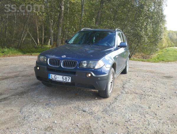 БМВ Х3 2006 в Кулдига на AUTOMOTO.COM.LV Синий БМВ Х3 2006 в Кулдига, объемом двигателя 2.00 л и пробегом 412 тыс. км за 2300 €, фото 1 на AUTOMOTO.COM.LV