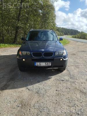 Blue BMW X3 2006 in Kuldiga, with an engine capacity of 2.00 L and mileage of 412 thousand km for 2300 €, photo 3 on AUTOMOTO.COM.LV