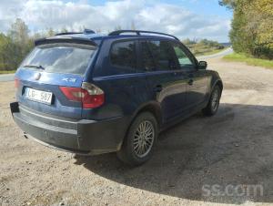 Blue BMW X3 2006 in Kuldiga, with an engine capacity of 2.00 L and mileage of 412 thousand km for 2300 €, photo 5 on AUTOMOTO.COM.LV