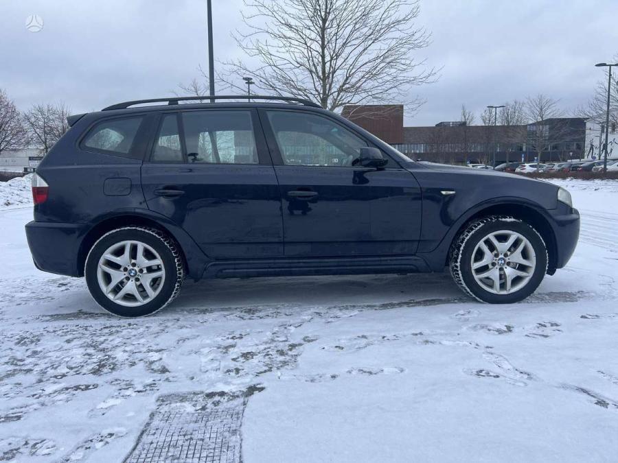 Blue BMW X3 2007 in Vilnius, with an engine capacity of 2.99 L and mileage of 291 thousand km for 5000 €, photo 1 on AUTOMOTO.COM.LV