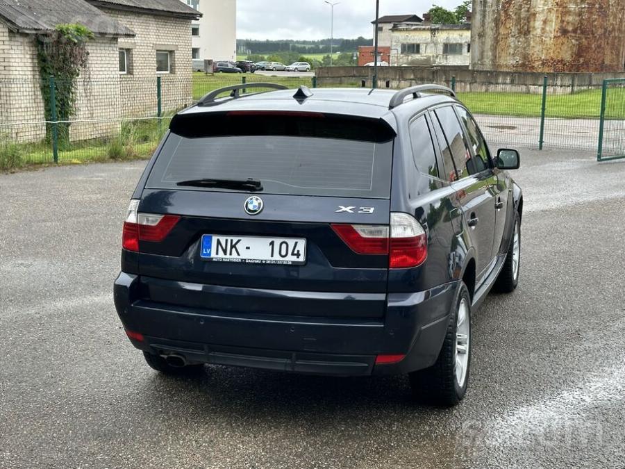 Blue BMW X3 2007 in Valmiera, with an engine capacity of 2.00 L and mileage of 215 thousand km for 5500 €, photo 5 on AUTOMOTO.COM.LV