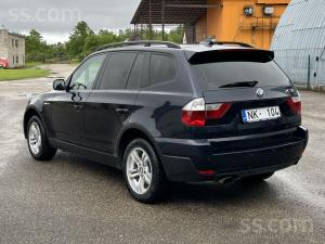 Blue BMW X3 2007 in Valmiera, with an engine capacity of 2.00 L and mileage of 215 thousand km for 5500 €, photo 8 on AUTOMOTO.COM.LV