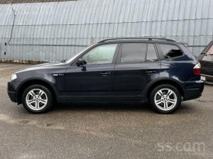 Blue BMW X3 2007 in Valmiera, with an engine capacity of 2.00 L and mileage of 215 thousand km for 5500 €, photo 9 on AUTOMOTO.COM.LV