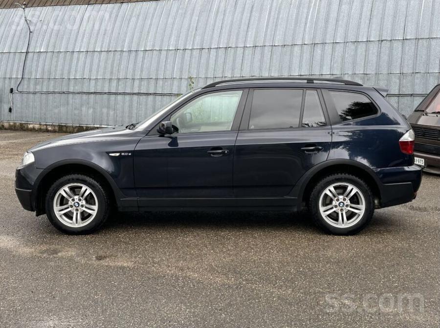 Blue BMW X3 2007 in Valmiera, with an engine capacity of 2.00 L and mileage of 215 thousand km for 5500 €, photo 9 on AUTOMOTO.COM.LV
