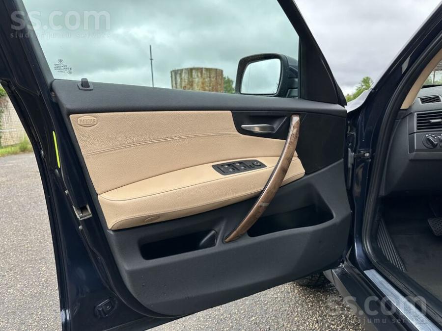 Blue BMW X3 2007 in Valmiera, with an engine capacity of 2.00 L and mileage of 215 thousand km for 5500 €, photo 14 on AUTOMOTO.COM.LV