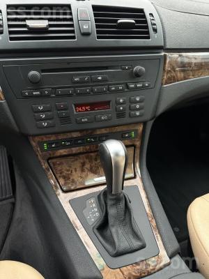 Blue BMW X3 2007 in Valmiera, with an engine capacity of 2.00 L and mileage of 215 thousand km for 5500 €, photo 17 on AUTOMOTO.COM.LV
