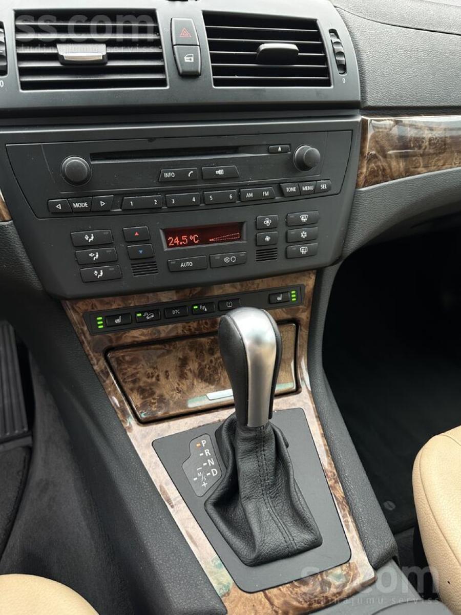 Blue BMW X3 2007 in Valmiera, with an engine capacity of 2.00 L and mileage of 215 thousand km for 5500 €, photo 17 on AUTOMOTO.COM.LV