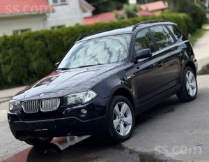 Синий БМВ Х3 2007 в Юрмала, объемом двигателя 2.00 л и пробегом 256 тыс. км за 5290 €, фото  на AUTOMOTO.COM.LV