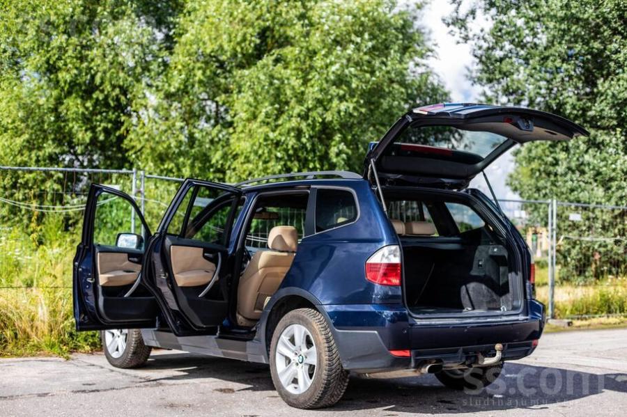 Zils BMW X3 2007 Rīga, ar dzinēja tilpumu 2.00 L un nobraukumu 302 tūkst. km par 5290 €, foto 10 vietnē AUTOMOTO.COM.LV