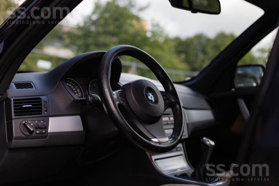 Zils BMW X3 2007 Rīga, ar dzinēja tilpumu 2.00 L un nobraukumu 302 tūkst. km par 5290 €, foto 13 vietnē AUTOMOTO.COM.LV