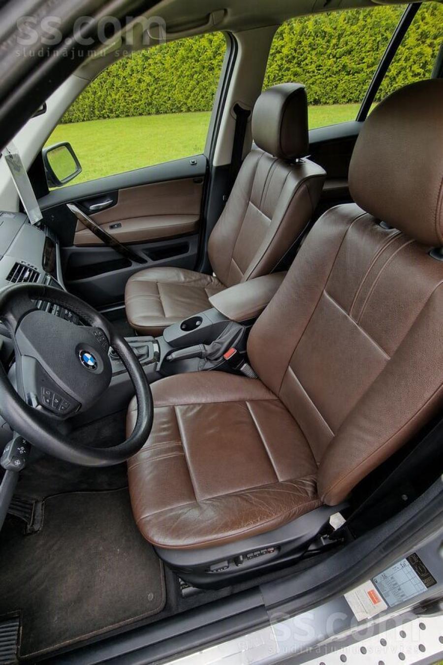 Blue BMW X3 2007 in Ogre, with an engine capacity of 2.50 L and mileage of 229 thousand km for 3500 €, photo 6 on AUTOMOTO.COM.LV