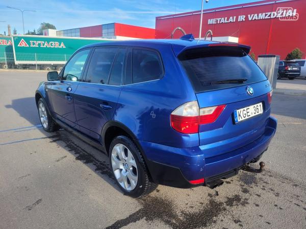 Blue BMW X3 2007 in Kaunas, with an engine capacity of 3.00 L and mileage of 329 thousand km for 3300 €, photo 4 on AUTOMOTO.COM.LV