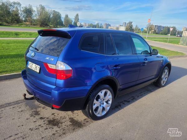 Blue BMW X3 2007 in Kaunas, with an engine capacity of 3.00 L and mileage of 329 thousand km for 3300 €, photo 5 on AUTOMOTO.COM.LV
