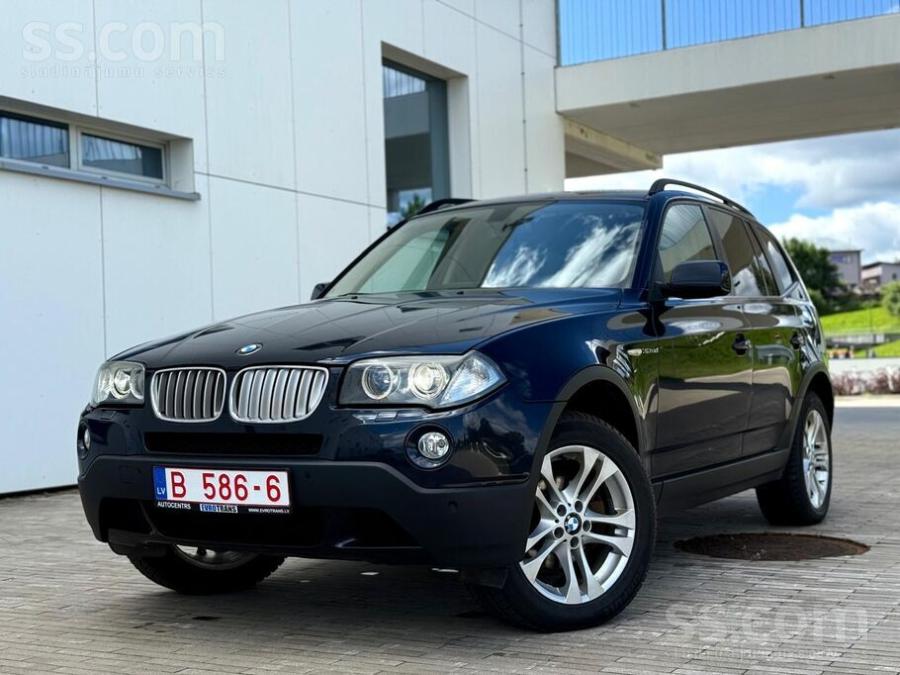 Zils BMW X3 2008 Rēzekne, ar dzinēja tilpumu 3.00 L un nobraukumu 289 tūkst. km par 5990 €, foto 2 vietnē AUTOMOTO.COM.LV